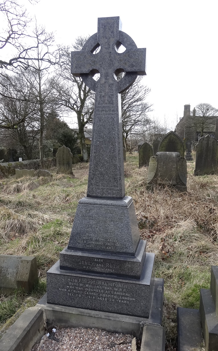 BALMFORTH Joe | Queensbury Remembers