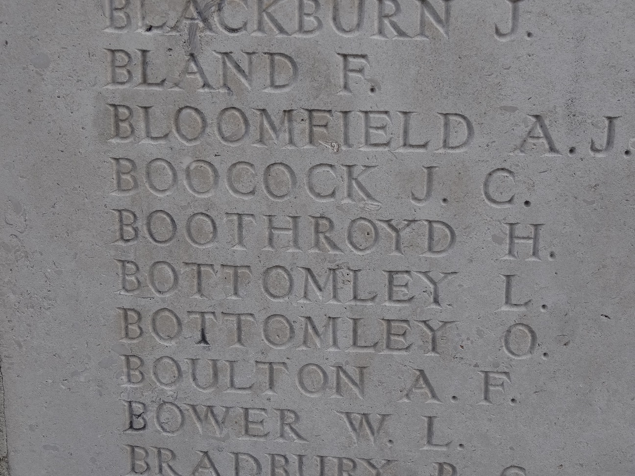 BOOCOCK John | Queensbury Remembers